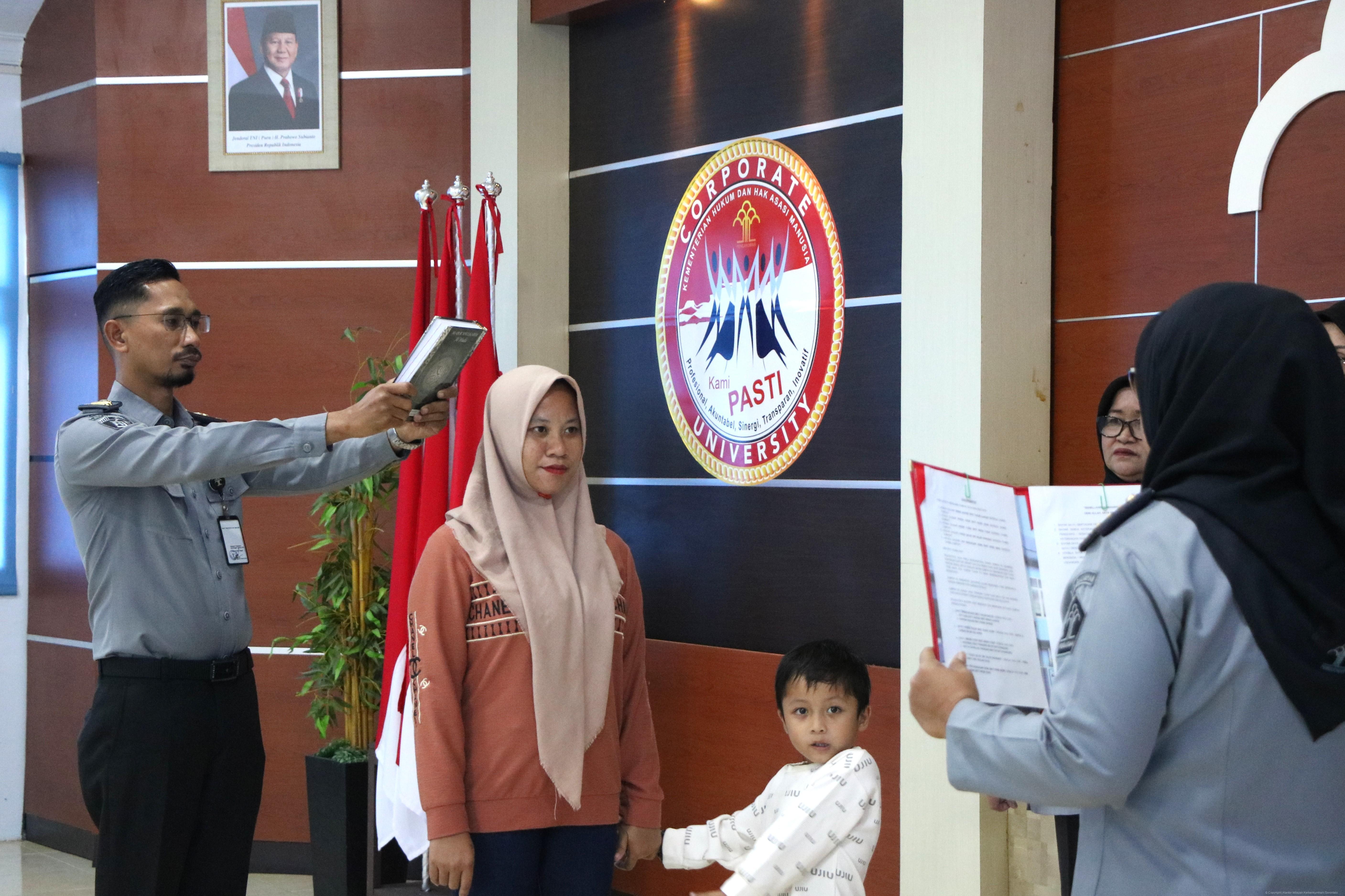 BHP Makassar Laksanakan Penyumpahan Wali Anak di Bawah Umur di Kanwil Kementerian Hukum Gorontalo