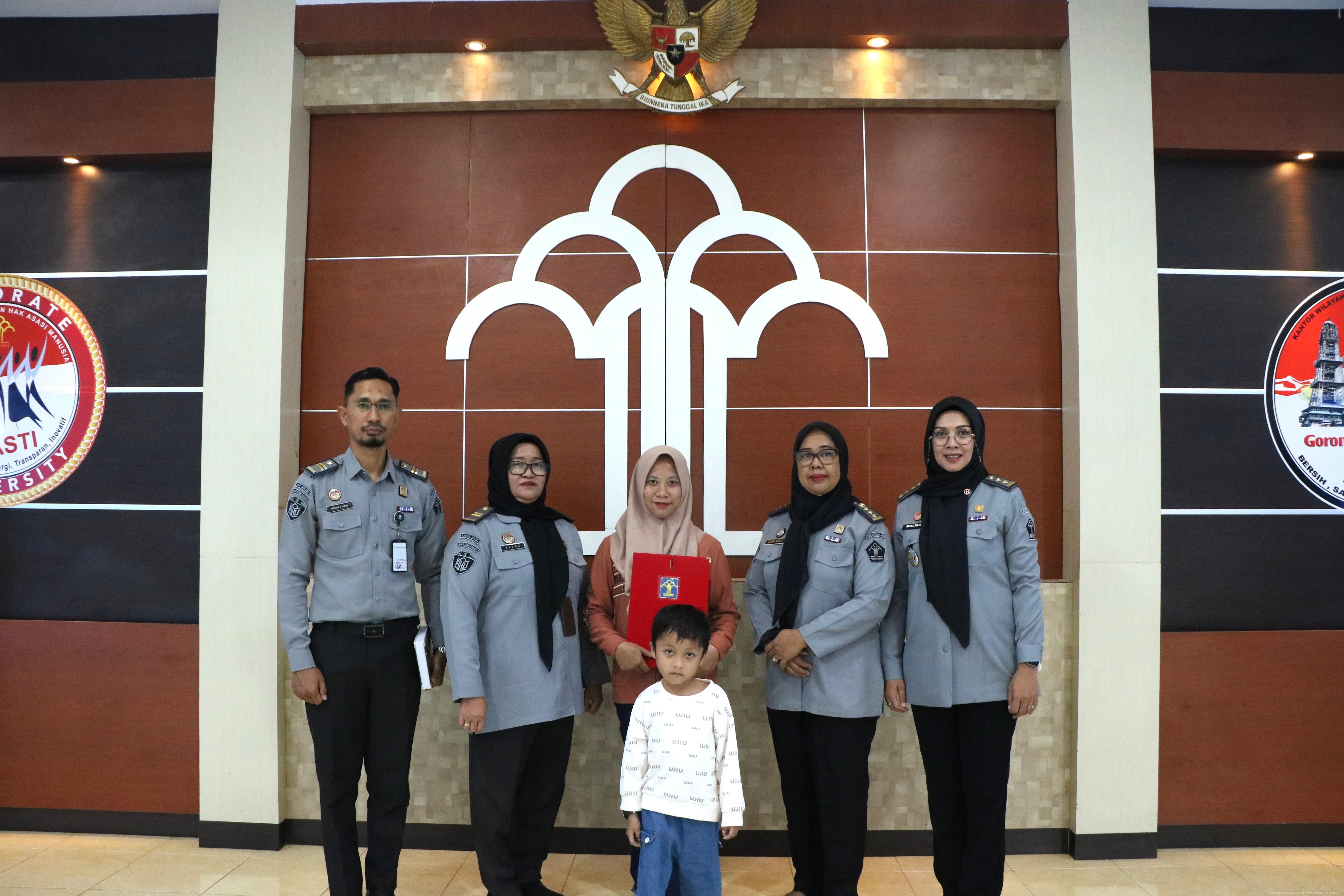 BHP Makassar Laksanakan Penyumpahan Wali Anak di Bawah Umur di Kanwil Kementerian Hukum Gorontalo